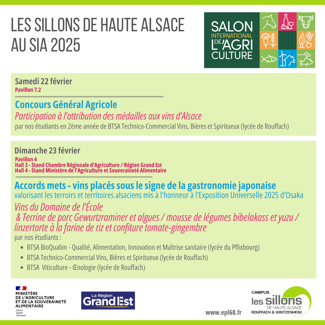 Les Sillons de Haute Alsace au Salon International de l'Agriculture ...
